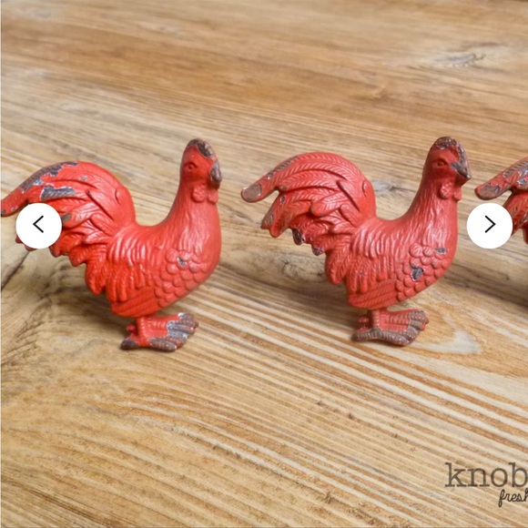 Kitchen | Rooster Drawer Pulls Knobs Country Kitchen Cupboard Lot Of ...